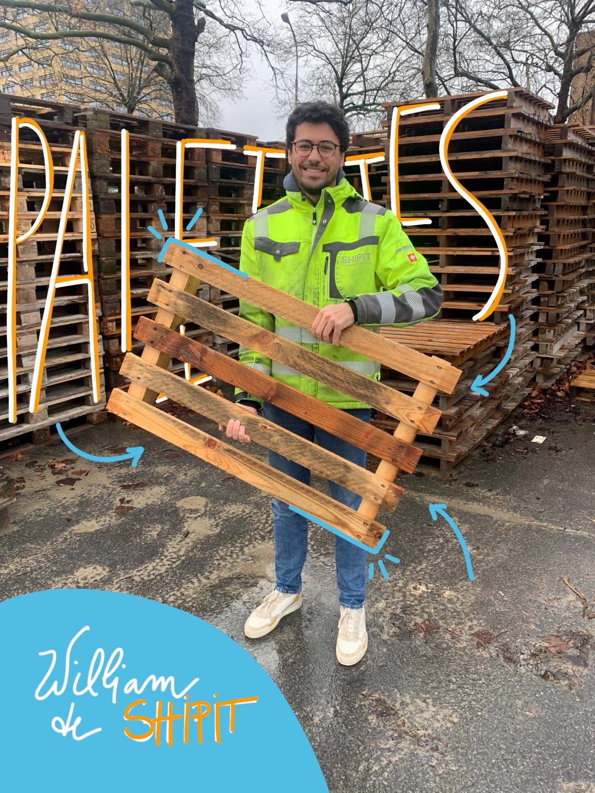 Portait du mois : William et la palette - AD VITAM MATERIAL